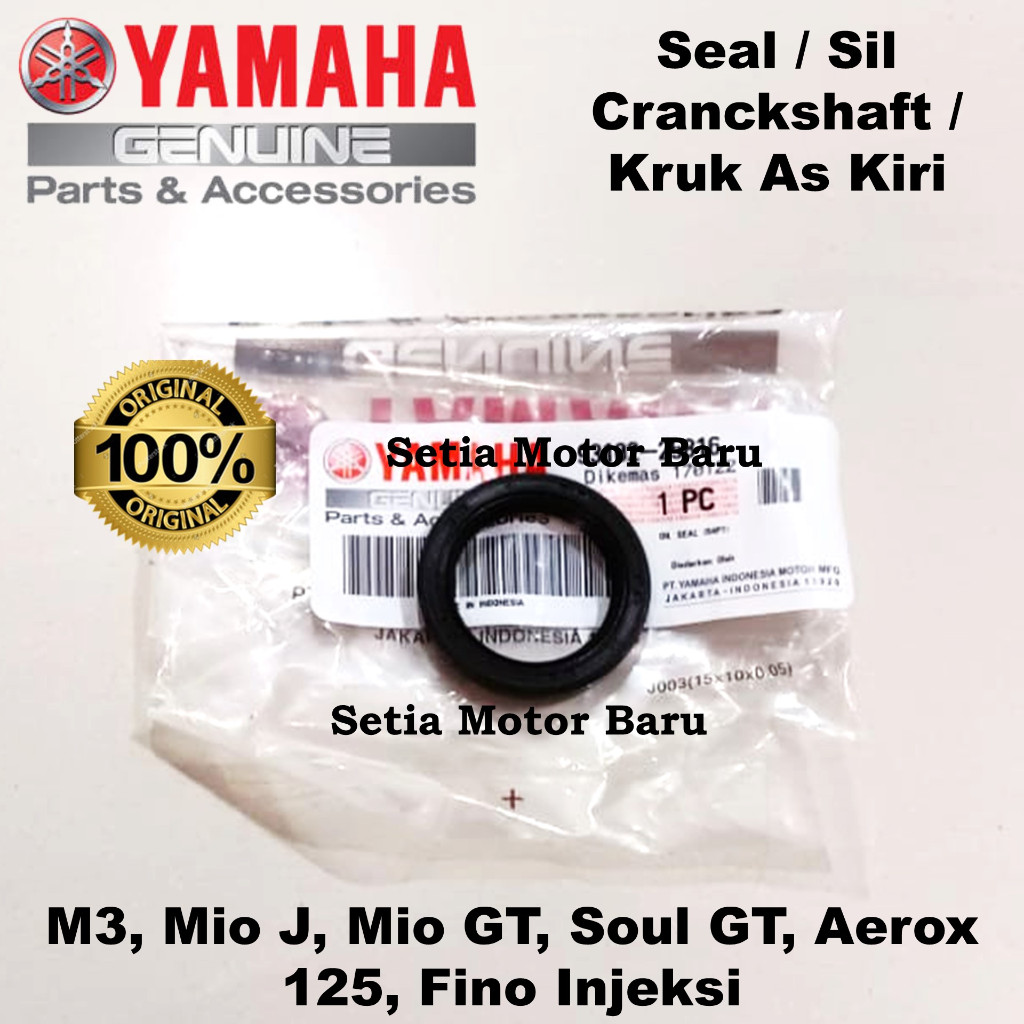 Jual Seal Sil Crankshaft Kruk As KIRI Motor M3 Mio J Mio GT Soul GT Fino Injeksi Aerox 125 Asli ...