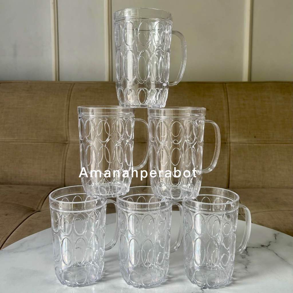 Jual Gelas Es Akrilik Plastik Gelas Kopi Gelas Bir Gelas Teh Gelas Glass Cup Mug Plastic Plastik ...