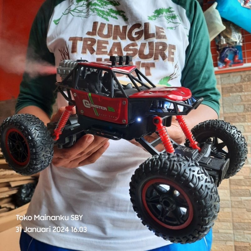 Jual Mobil Remote Control RC Off Road Bigfoot spray Bisa Keluar Asap ...