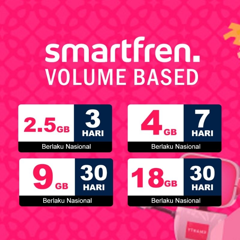 Jual Voucher Smartfren 2.5GB 4GB 9GB 18GB (Kode Bisa Kirim Via Chat ...