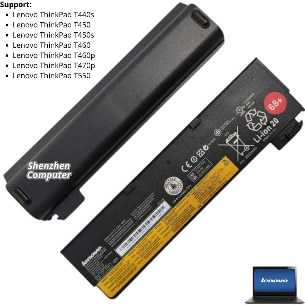 Jual Baterai Charger Lenovo ThinkPad T440s T450 T450s T460 T460p T470p ...