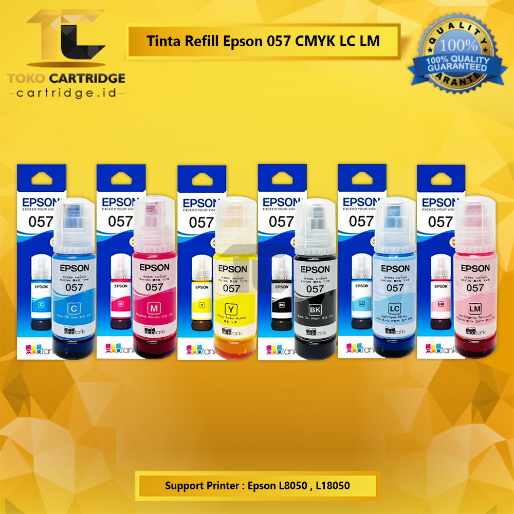 Jual Tinta Refill Epson L8050 L18050 Ink 057 Original, Tinta T09D L ...