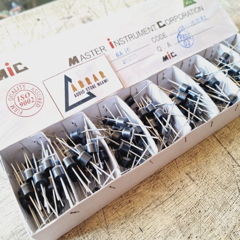 Jual Dioda 6A Diode 6 Ampere 6A10 MIC Renteng | Shopee Indonesia