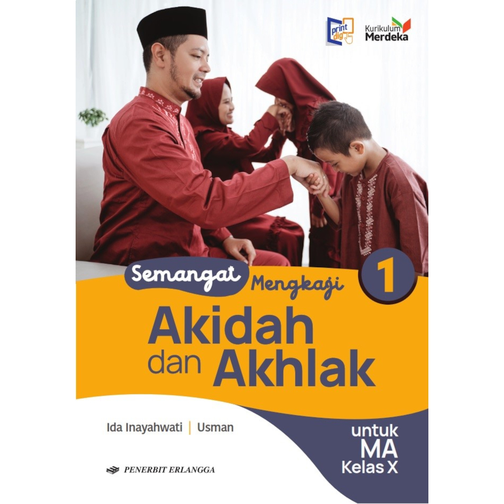 Jual Buku MA SEMANGAT MENGKAJI AKIDAH AKHLAK kelas 10 Kurikulum Merdeka | Shopee Indonesia