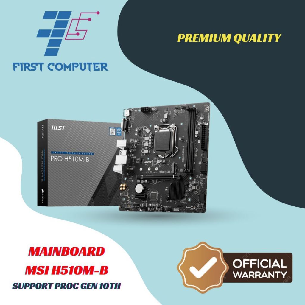 Jual Motherboard MSI PRO H510M-B (LGA1200, H510, DDR4, USB3.2, SATA3) | Shopee Indonesia