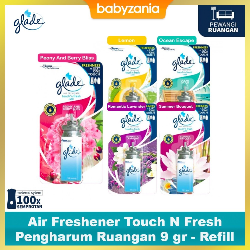 Jual Glade Touch N Fresh Pengharum Ruangan Refill 9 gr - Pilih Varian ...