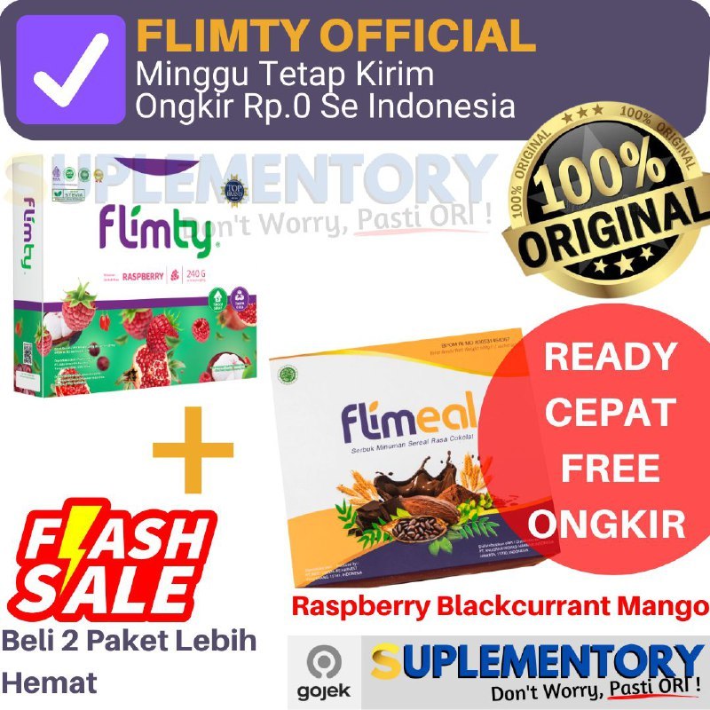 Jual Paket Diet Sukses FLIMTY FIBER x FLIMEAL Free Shaker Flim Meal ...