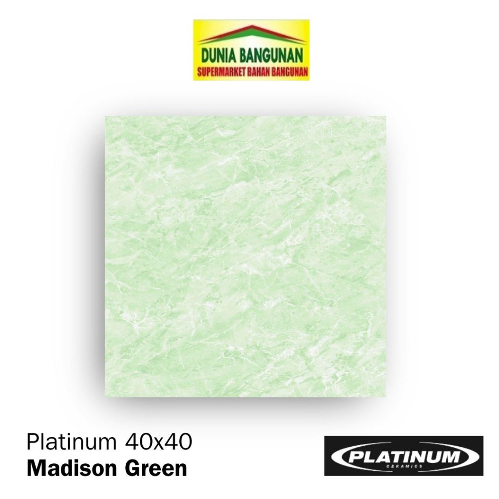 Jual Asia Tile Madison Green 40X40 Keramik Lantai | Shopee Indonesia