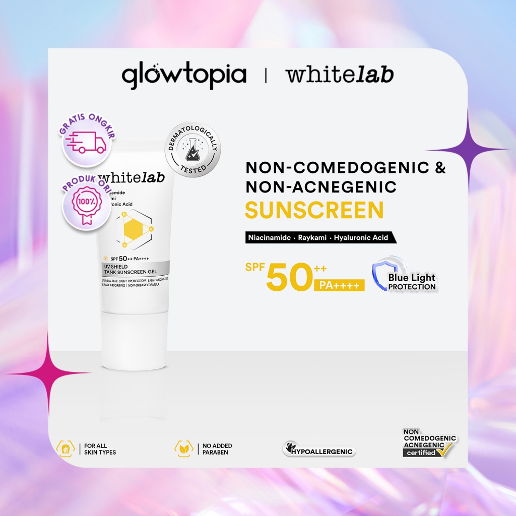Jual Whitelab UV Shield Tank Sunscreen Gel SPF 50++ PA++++ | Shopee ...