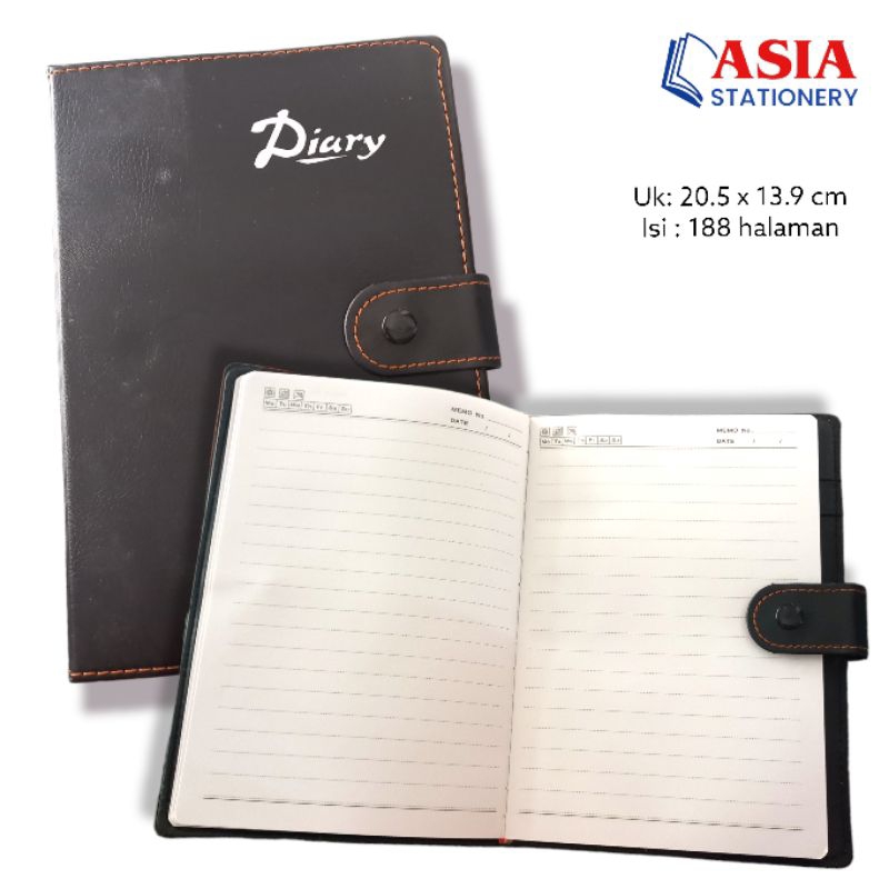 Jual Buku Diary Notebook Buku Catatan Jurnal Memo / buku Diary Harian ...