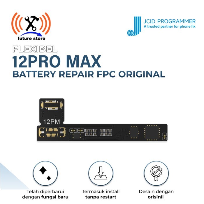Jual JCID 12 Pro Max flexible tag-on battery repair FPC Original ...