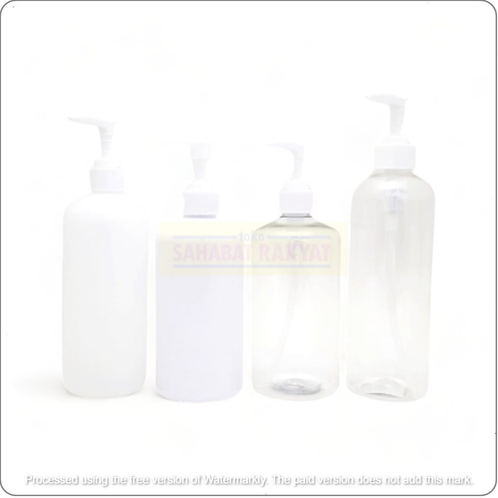 Jual Botol Pump Bening 500ml/ Botol Sabun Cair | Shopee Indonesia