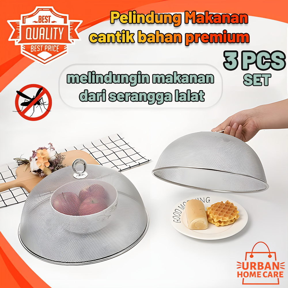 Jual URBAN 28/30/35/40cm Stainless Mesh Food Cover/Tudung Saji ...