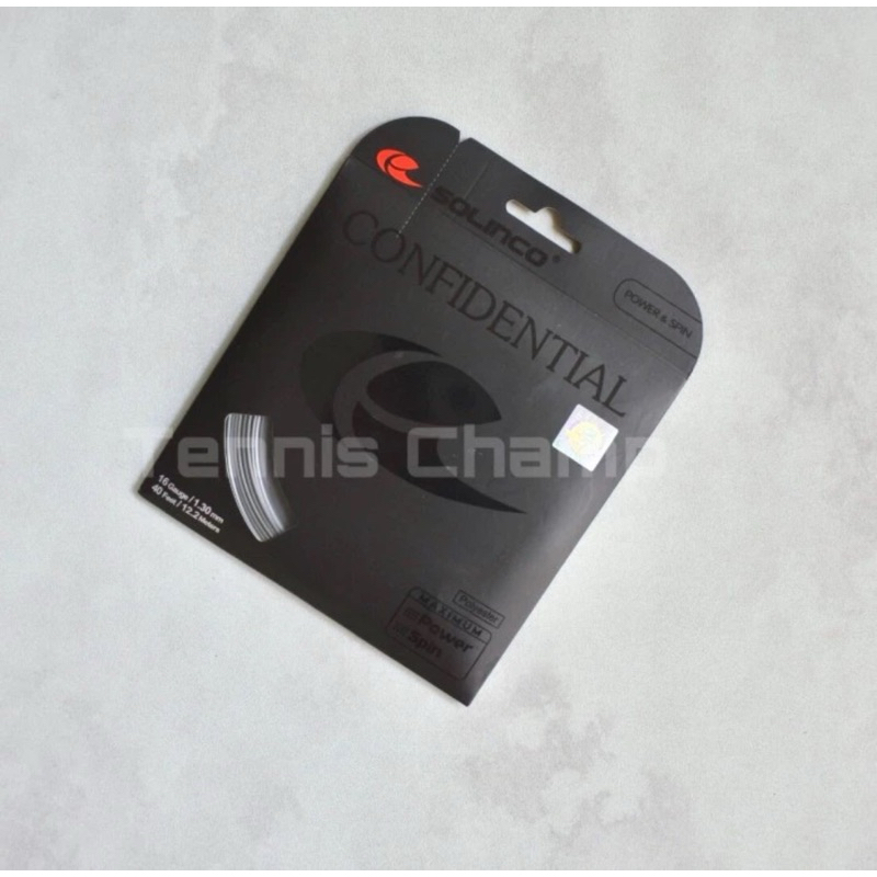 Jual Senar Tenis Solinco Confidential/Tennis String Solinco Original ...