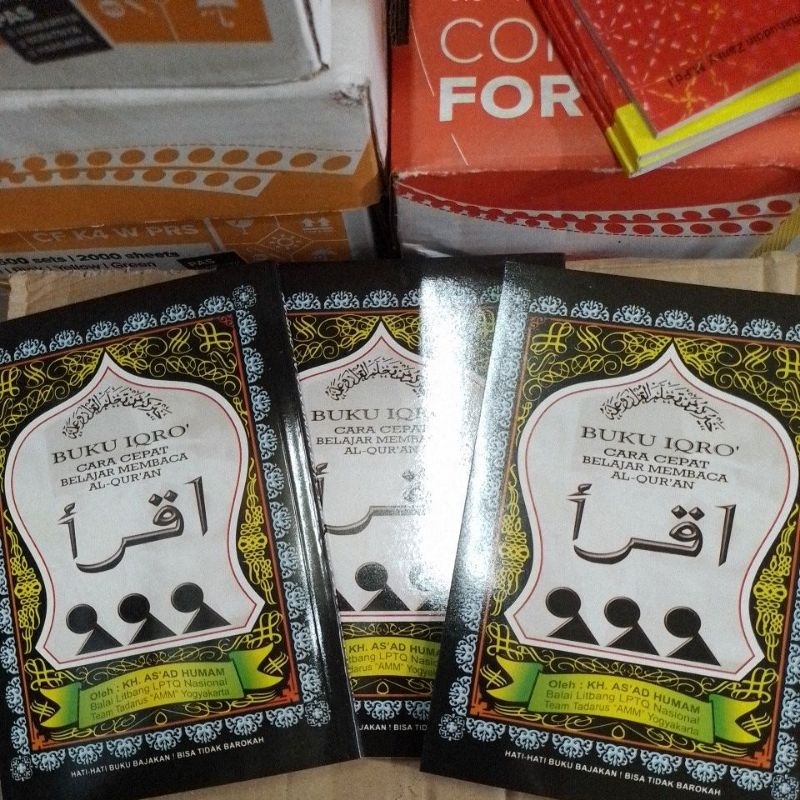 Jual Buku Iqro Besar Cara Cepat Belajar AL QUR"AN / Mahogra ( Pcs ...