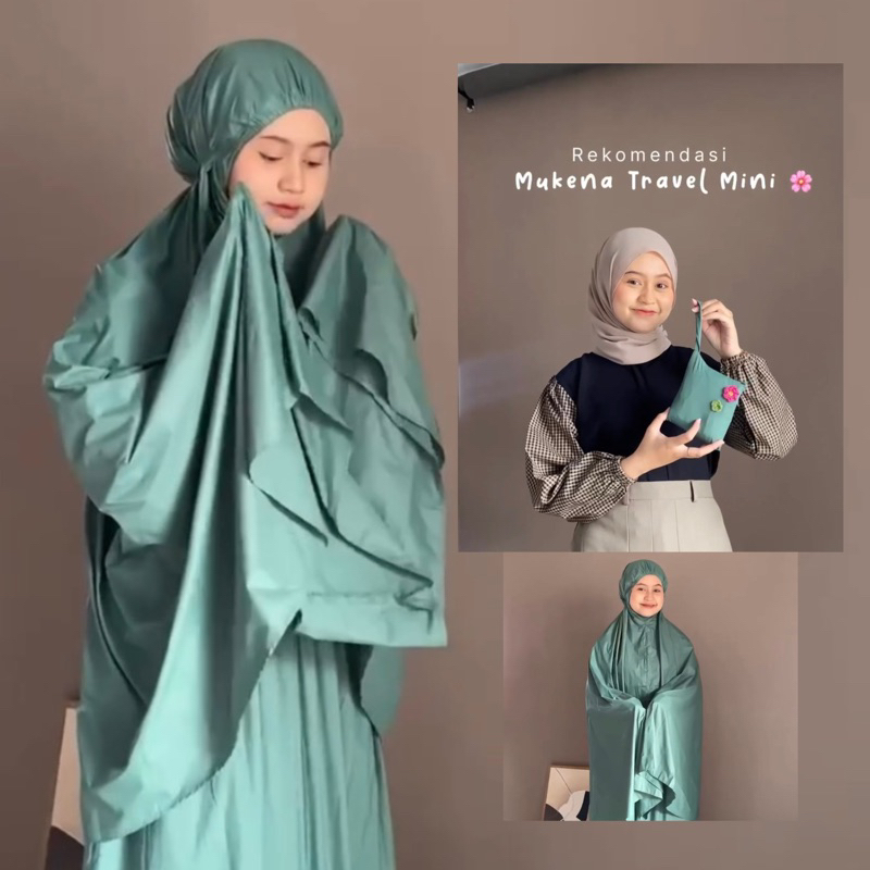 Jual Myjieofficial - Mukena Travel Mini | Mukena Parasut Korea | Mukena ...