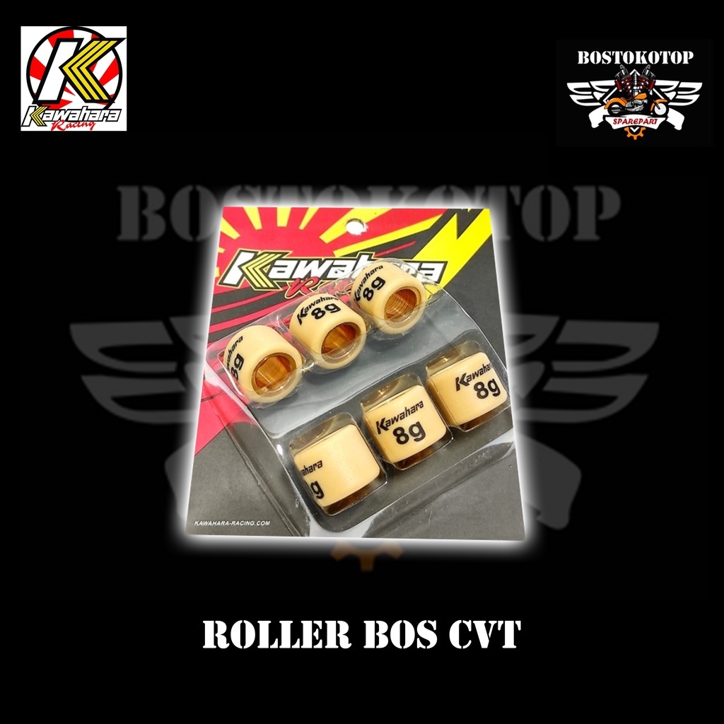 Jual Kawahara Teflon Roller Bos CVT Isi 6 Mio FI Mio Soul Sporty J ...