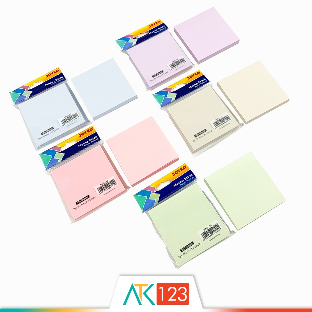 Jual Kertas Memo Tempel / Sticky Notes Pad Pastel / Morandi Joyko MMS ...