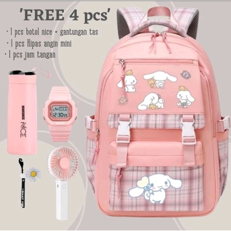 Jual Tas ransel sekolah anak perempuan tas beauty backpack fashion korea untuk anak SD SMP ...