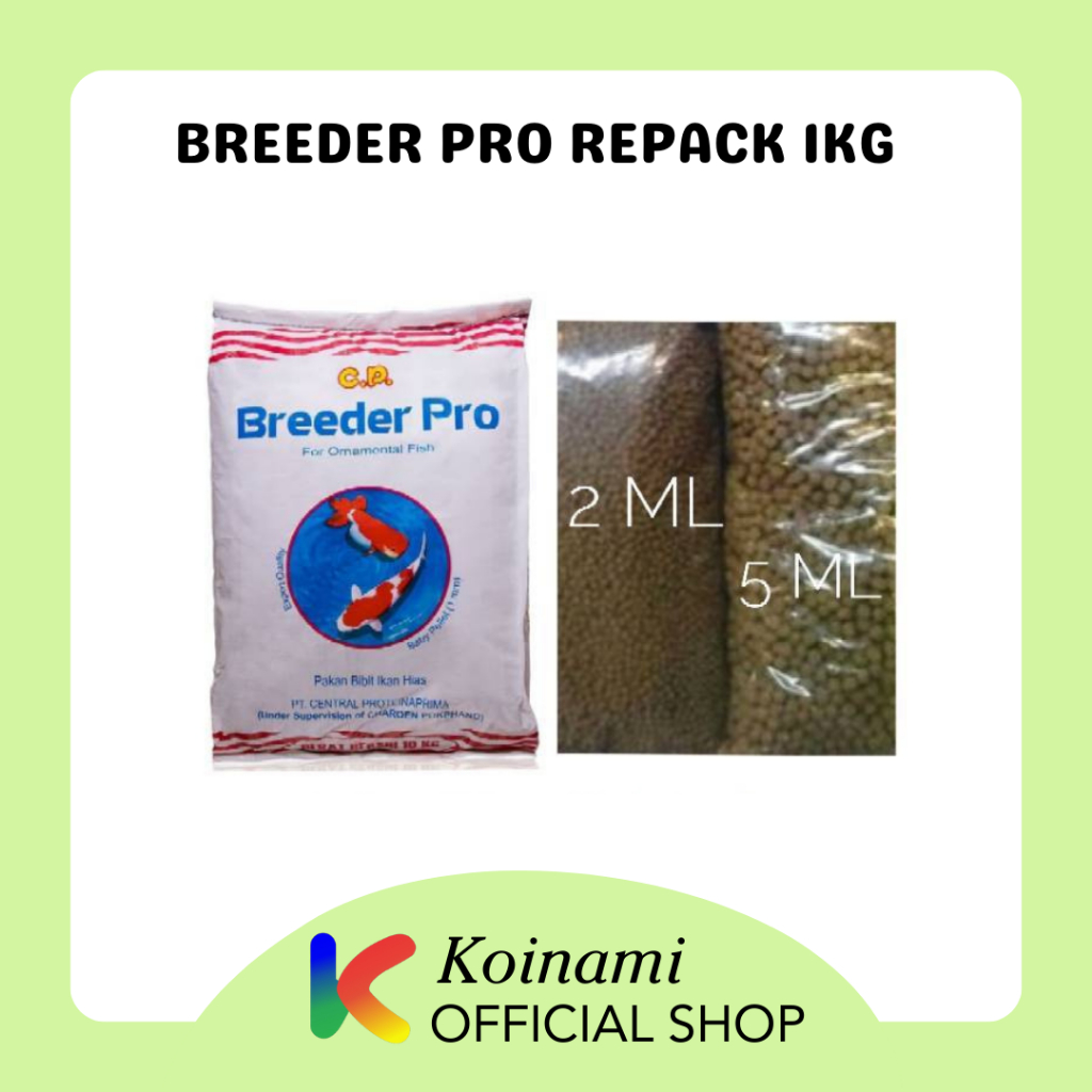 Jual BREEDER PRO 1kg / makanan ikan / fish food / koi / pelet apung ...
