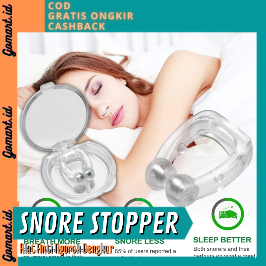Jual Alat Anti Ngorok Dengkur Magnet - Snore Stopper - Nose Breathing ...
