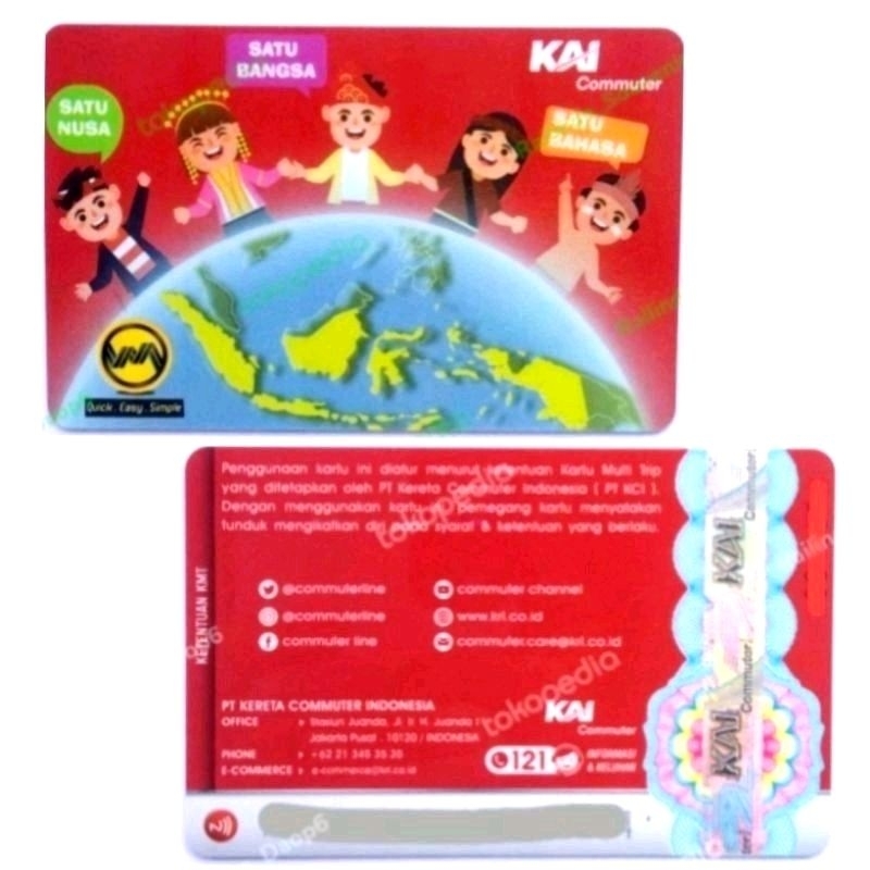 Jual //**KMT SUMPAH PEMUDA Edition**// Kartu KMT [KRL/COMMUTER LINE ...