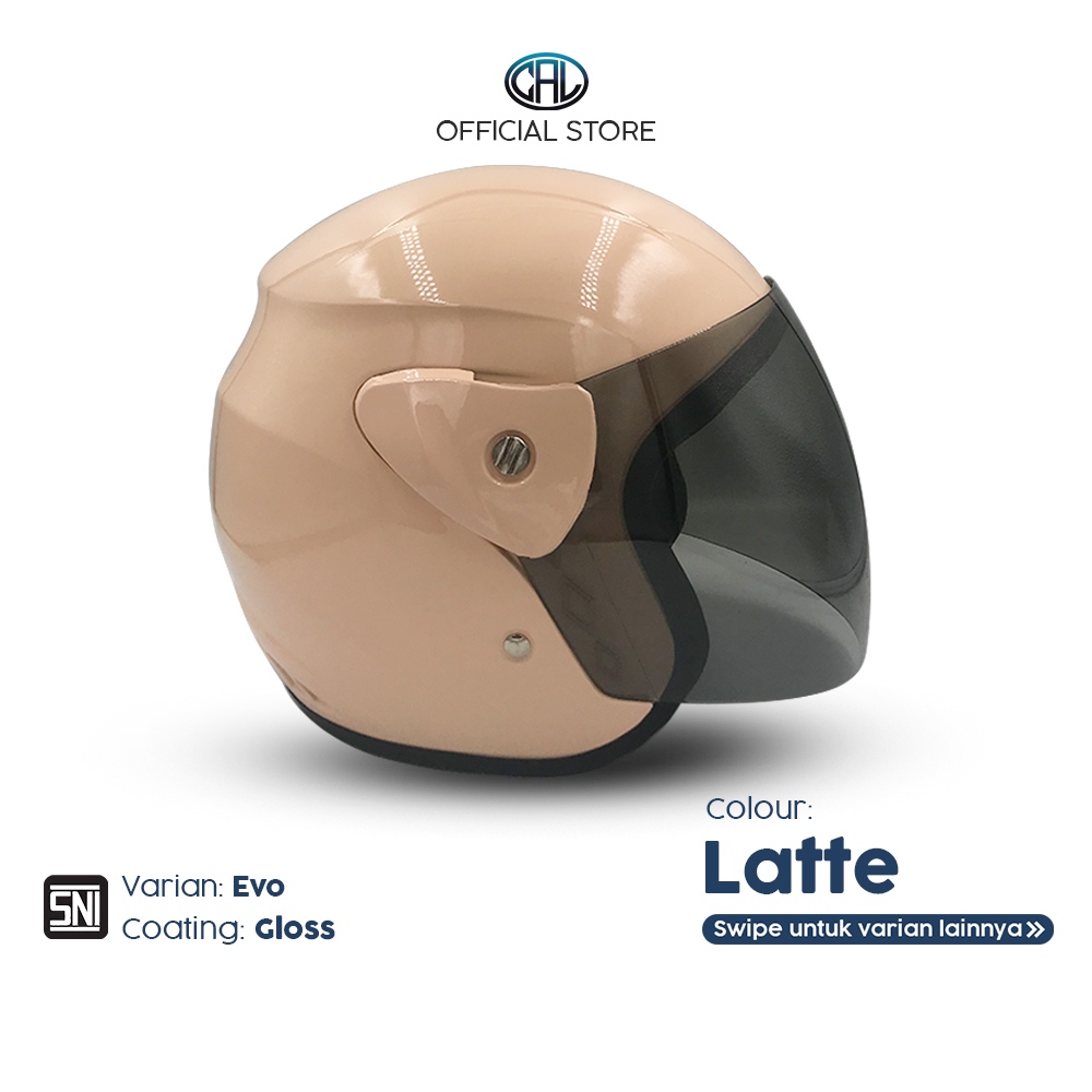 Jual CAL - Helm Half Face Dewasa Pastel Terbaru SNI | Shopee Indonesia