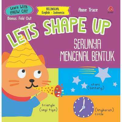 Jual [SEGEL-ORIGINAL] Buku Anak Hard Cover LETS SHAPE UP : LEARN WITH ...