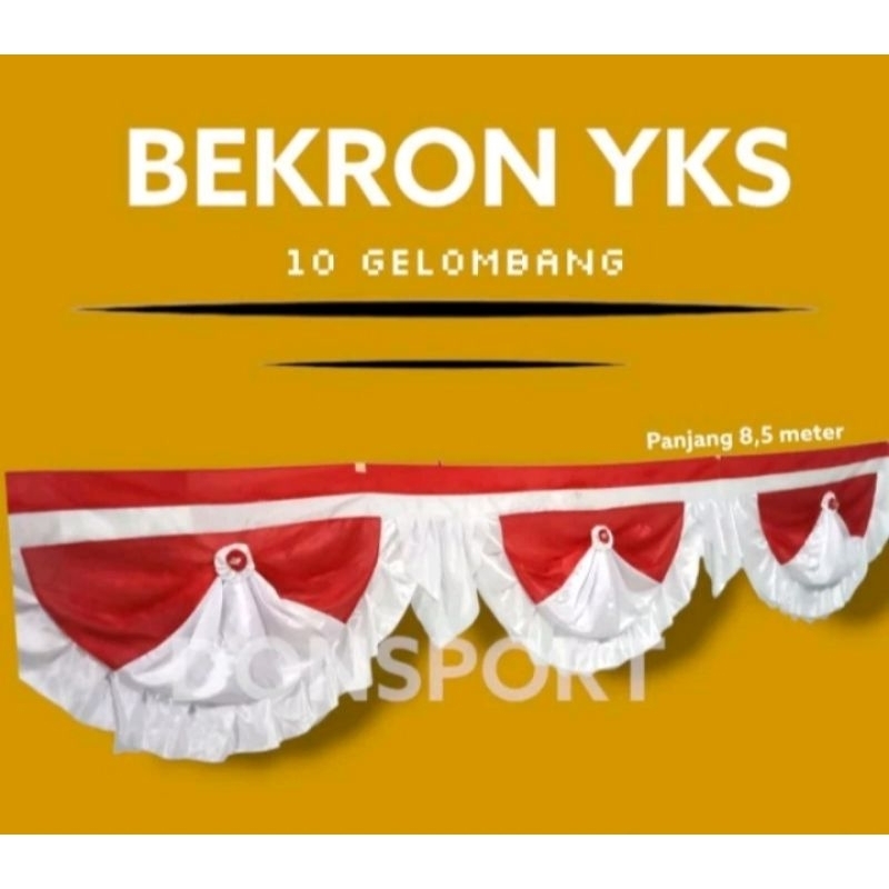 Jual 10 gelombang BEKRON MERAH PUTIH /BEKRON GEDUNG /BEKRON SICANTIK ...