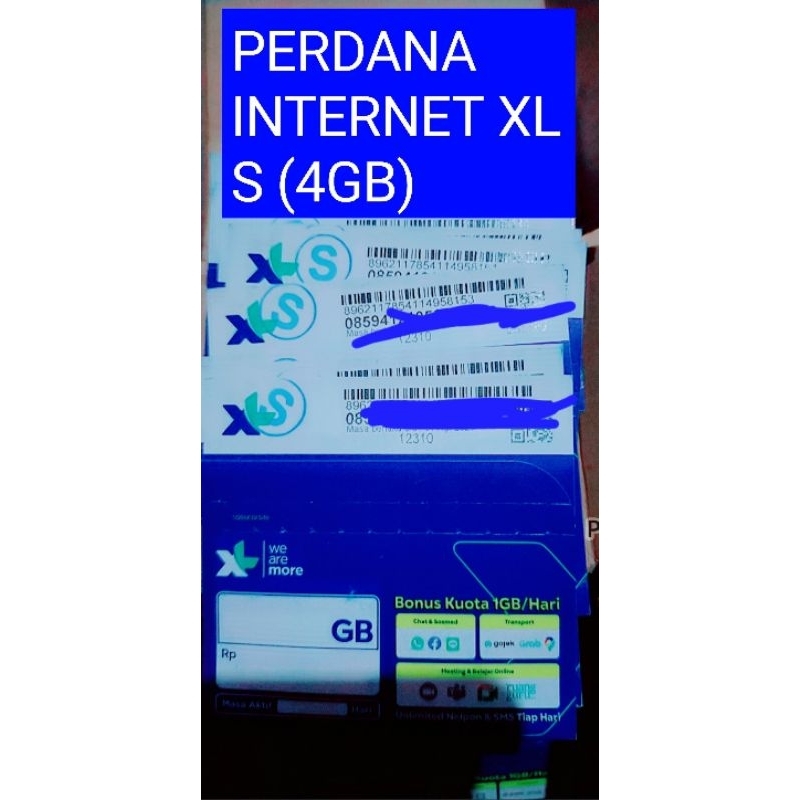 Jual PERDANA INTERNET XL S (4GB) | Shopee Indonesia