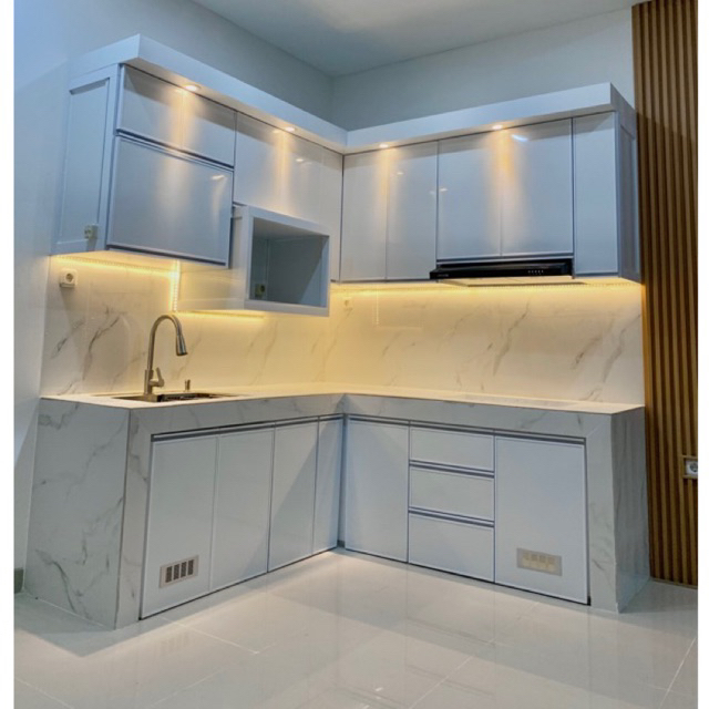 Jual PROMO Kitchen set alumunium custom anti rayap dan tahan air ...