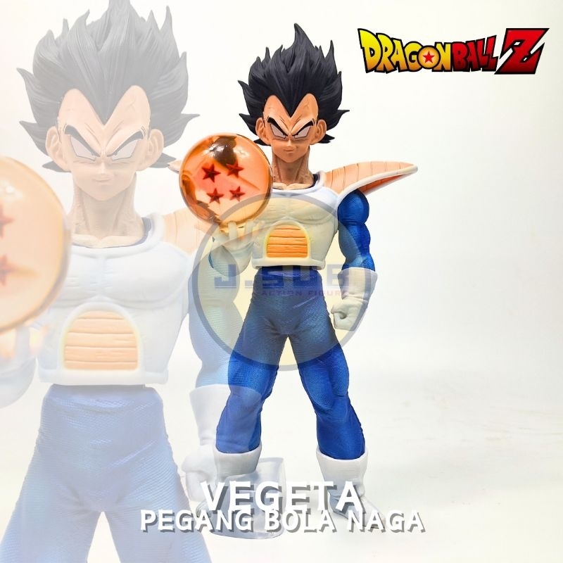 Jual Action Figure Vegeta Statue Dragonball DBZ Pegang Bola Naga ...