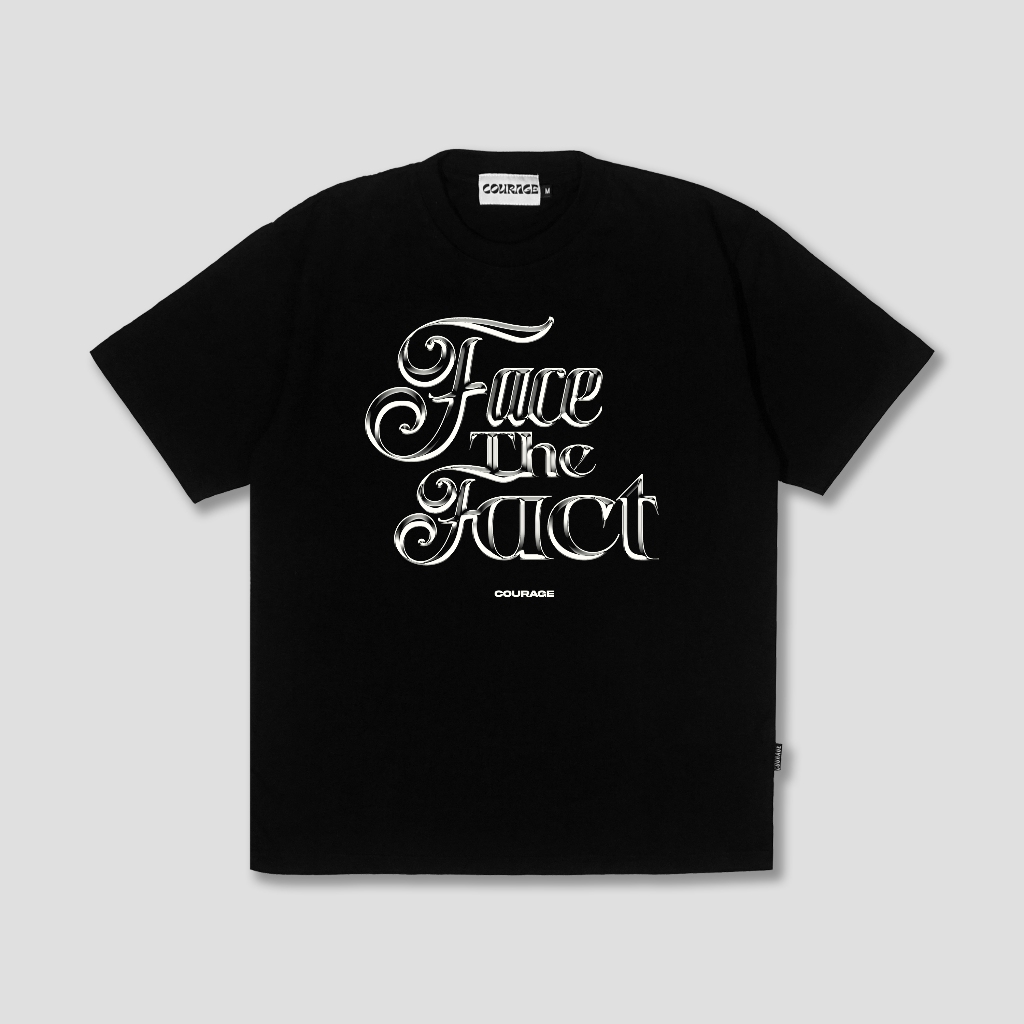 Jual Courage Stuff - Face the fact - T-Shirt | Shopee Indonesia