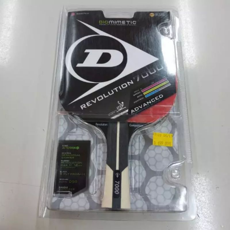 Jual Dunlop tennis table racket revolution 7000 bat pingpong tennis meja original | Shopee Indonesia