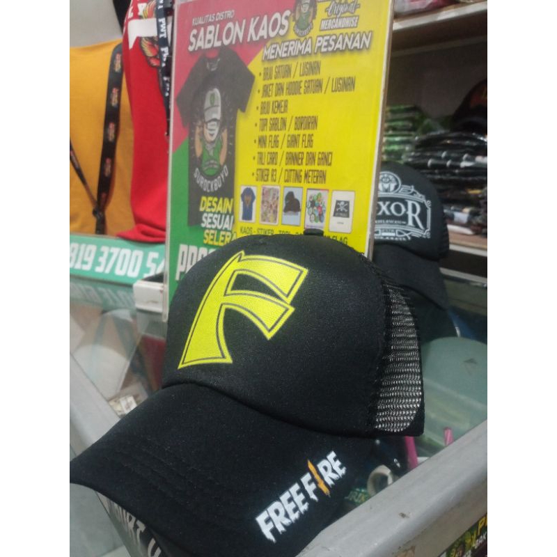 Jual topi FF ( free fire ) | Shopee Indonesia
