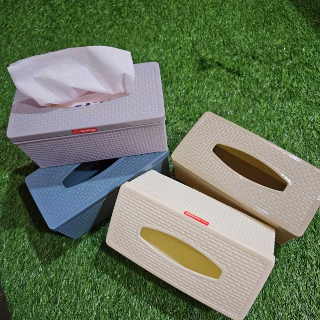 Jual SUNRISE KOTAK TISU PLASTIK | TEMPAT TISU ROTAN | BOX TISU | Shopee ...