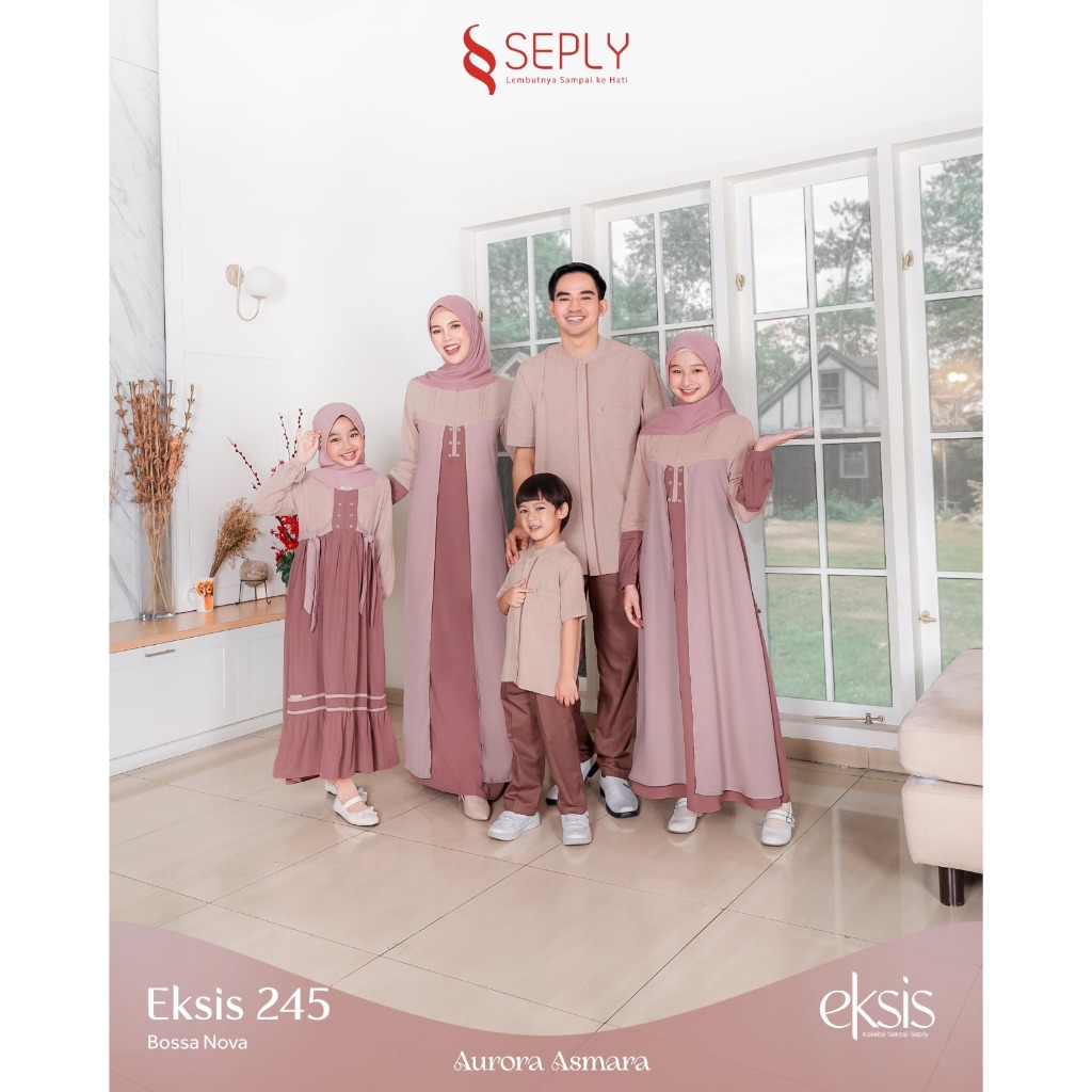 Jual Ethica Seply Baju Sarimbit Keluarga Kondangan 2024 Eksis 245 Bossa ...