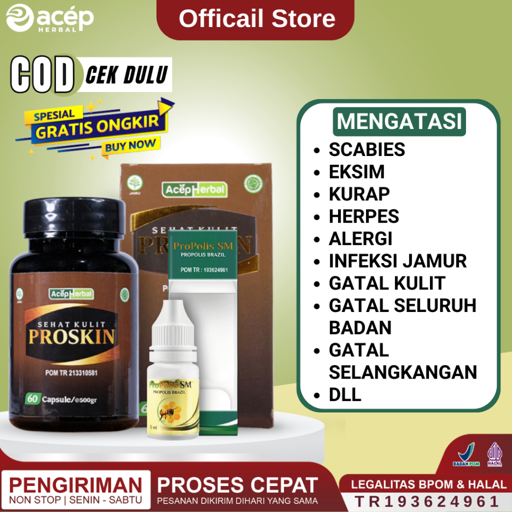 Jual Obat Scabies Gatal Kulit Seluruh Badan Selangkangan Jamur Kulit ...