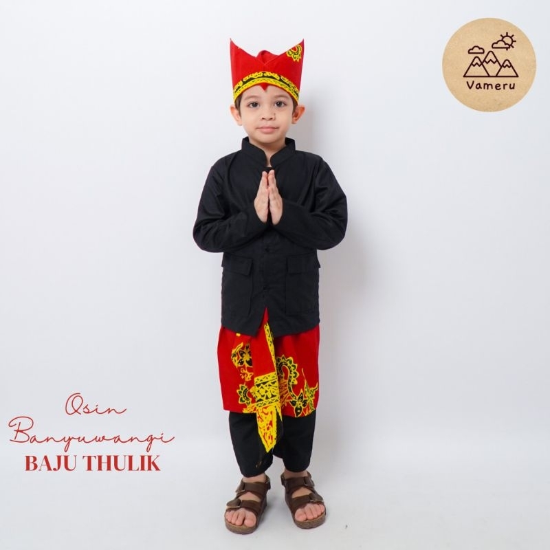 Jual VAMERU - BAJU ADAT ANAK BANYUWANGI LAKI LAKI BATIK TULIS ASLI ...