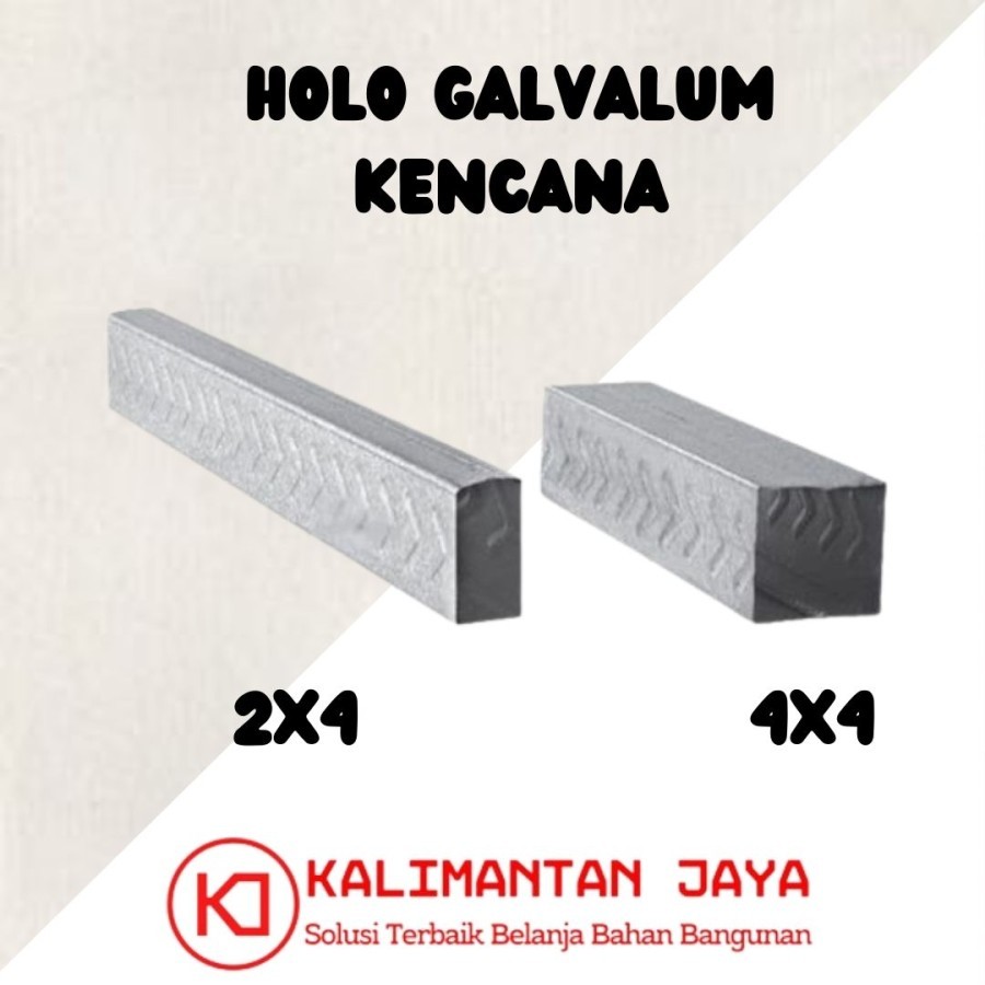 Jual Hollow Holo Kencana 4x4 dan 2x4 FULL Galvalum | Shopee Indonesia