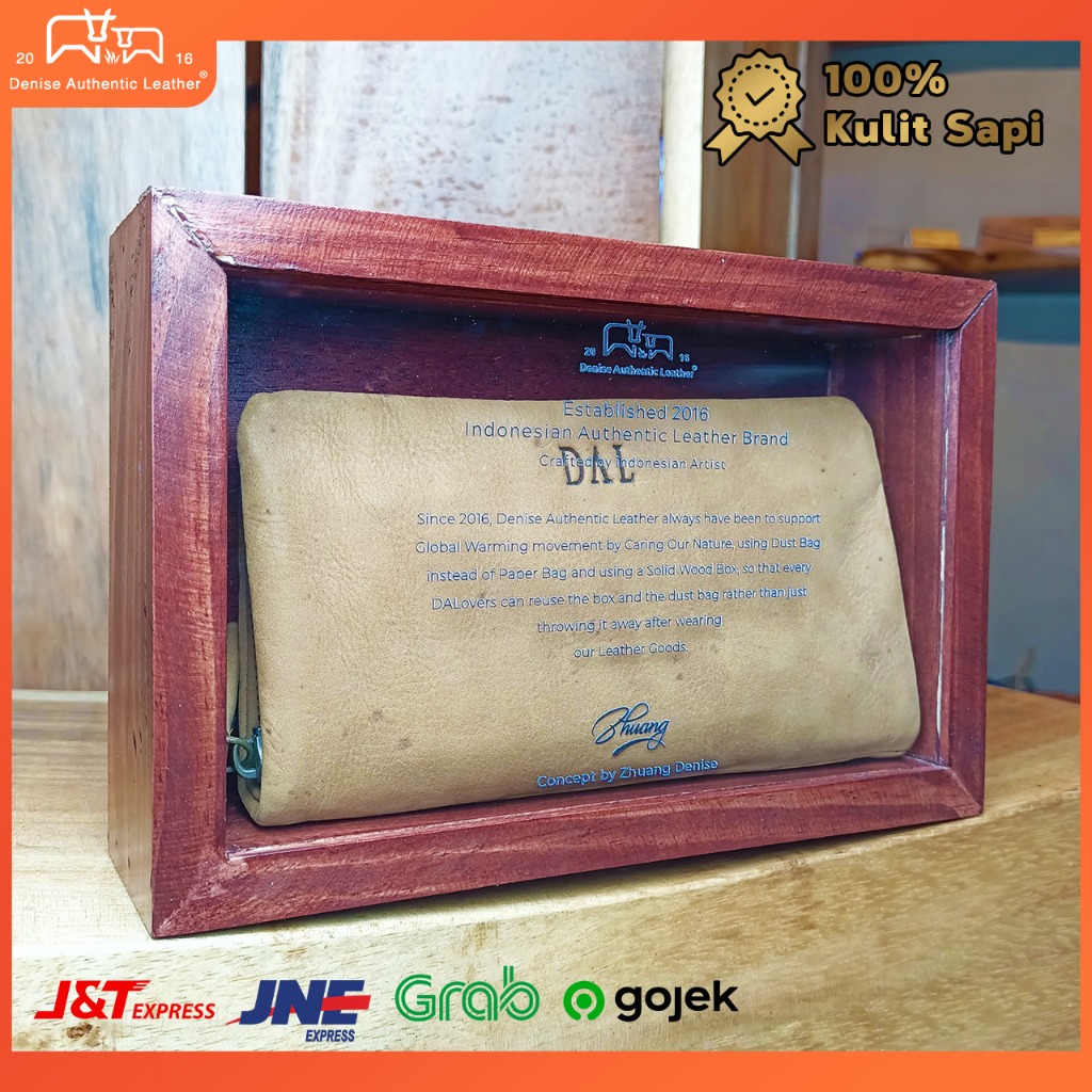 Jual Dompet Kulit Sapi | Leather Wallet | Dompat Res DAL (DAL 1RW ...