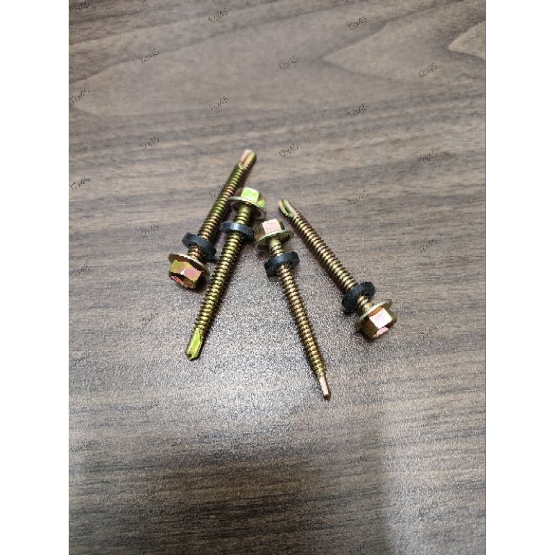 Jual Baut Skrup Hex SDS Self Drilling Roofing 12x45 (100pcs) | Shopee ...