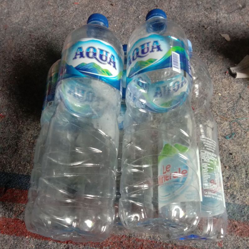 Jual botol aqua bekas 1,5 liter | Shopee Indonesia