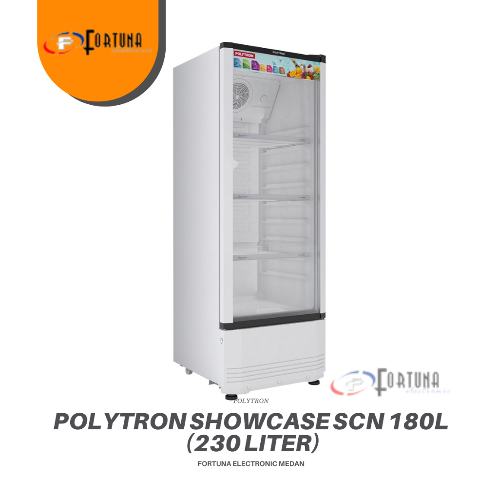 Jual SHOWCASE POLYTRON SCN 180L / SCN180L 3 RAK MEDAN | Shopee Indonesia