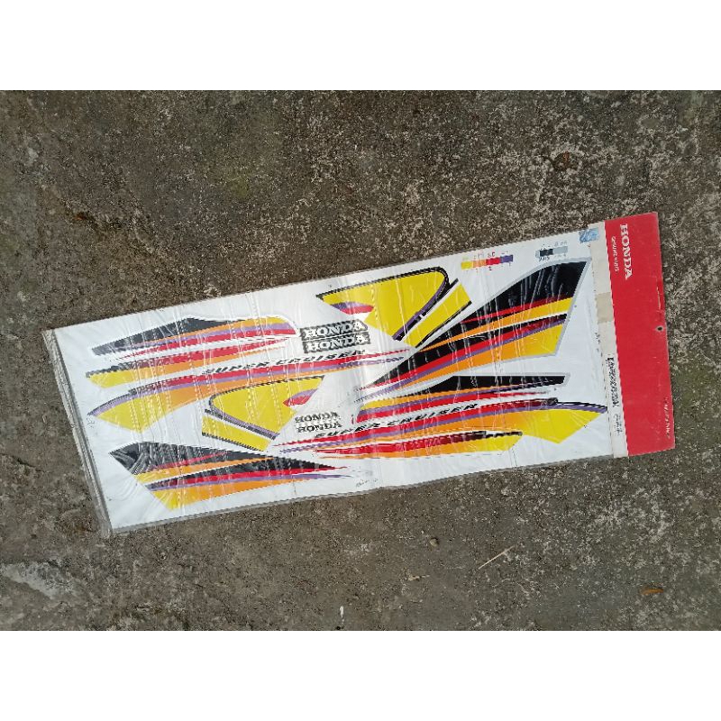 Jual Striping stripe sticker list body Honda tiger 2000 tiger lawas ...