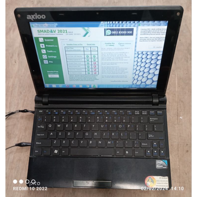 Jual Notebook Axioo pico M110/PJM Intel atom DDR3 | Shopee Indonesia