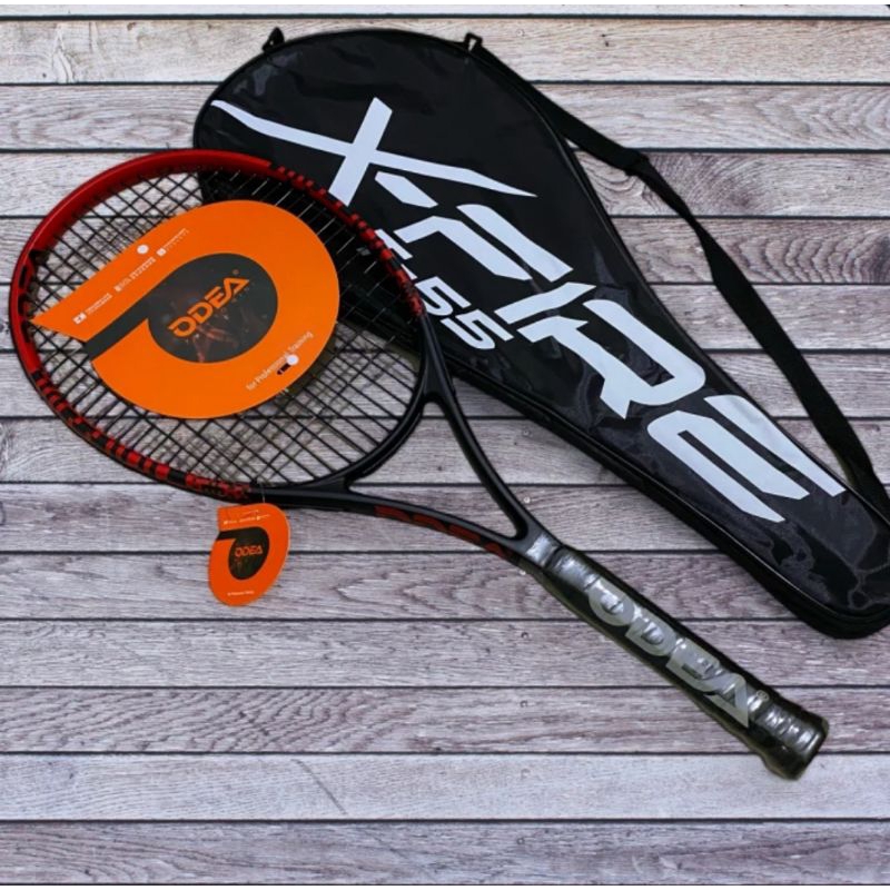 Jual Raket Racket Tenis ODEA X-FIRE T-55 Plus Cover Original | Shopee ...