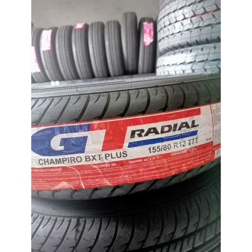 Jual BAN GT RADIAL CHAMPIRO BXT PLUS 155/80 R12 BAN NIK 2024 | Shopee ...