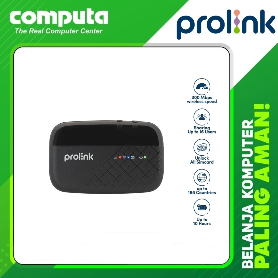 Jual Prolink Portable 4G LTE Wi-Fi Modem Mifi Hotspot PRT7011L | Shopee ...