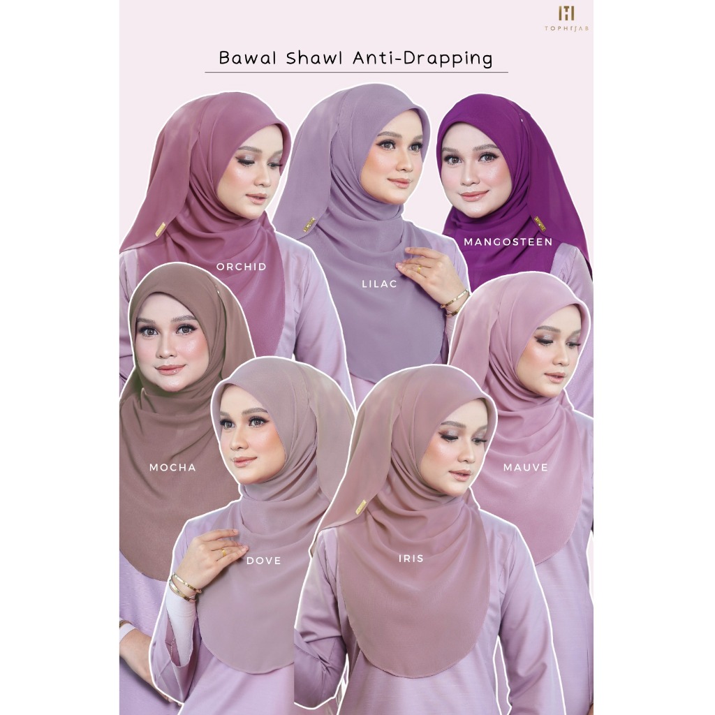 Jual TERBARU ! Segi Empat Anti Draping Malaysia / Kerudung Malaysia ...
